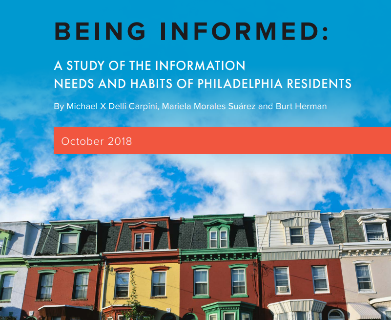 Being Informed: A Study of the Information Needs and Habits of ...